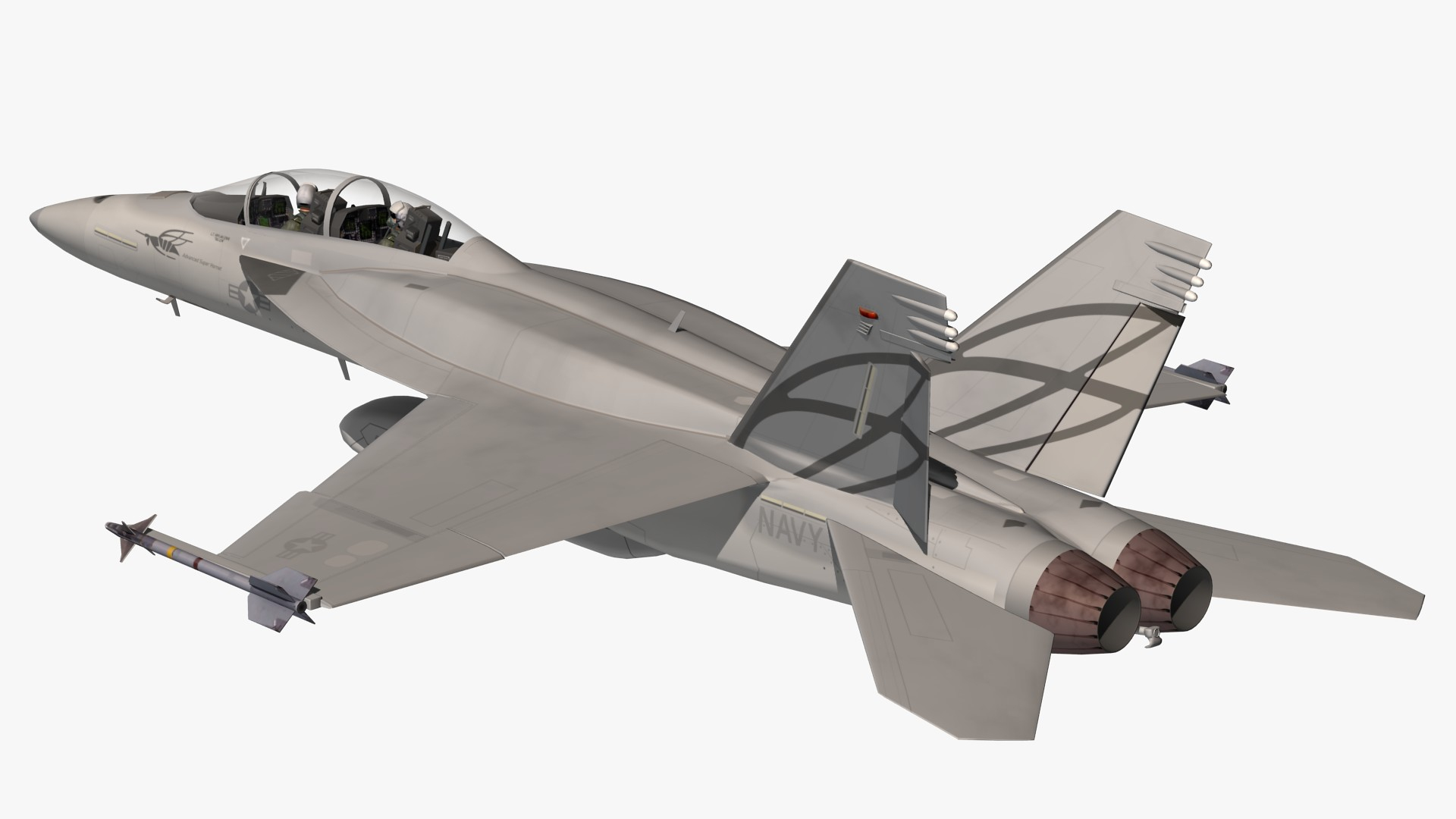 3D model FA 18F Advanced R - TurboSquid 2068510