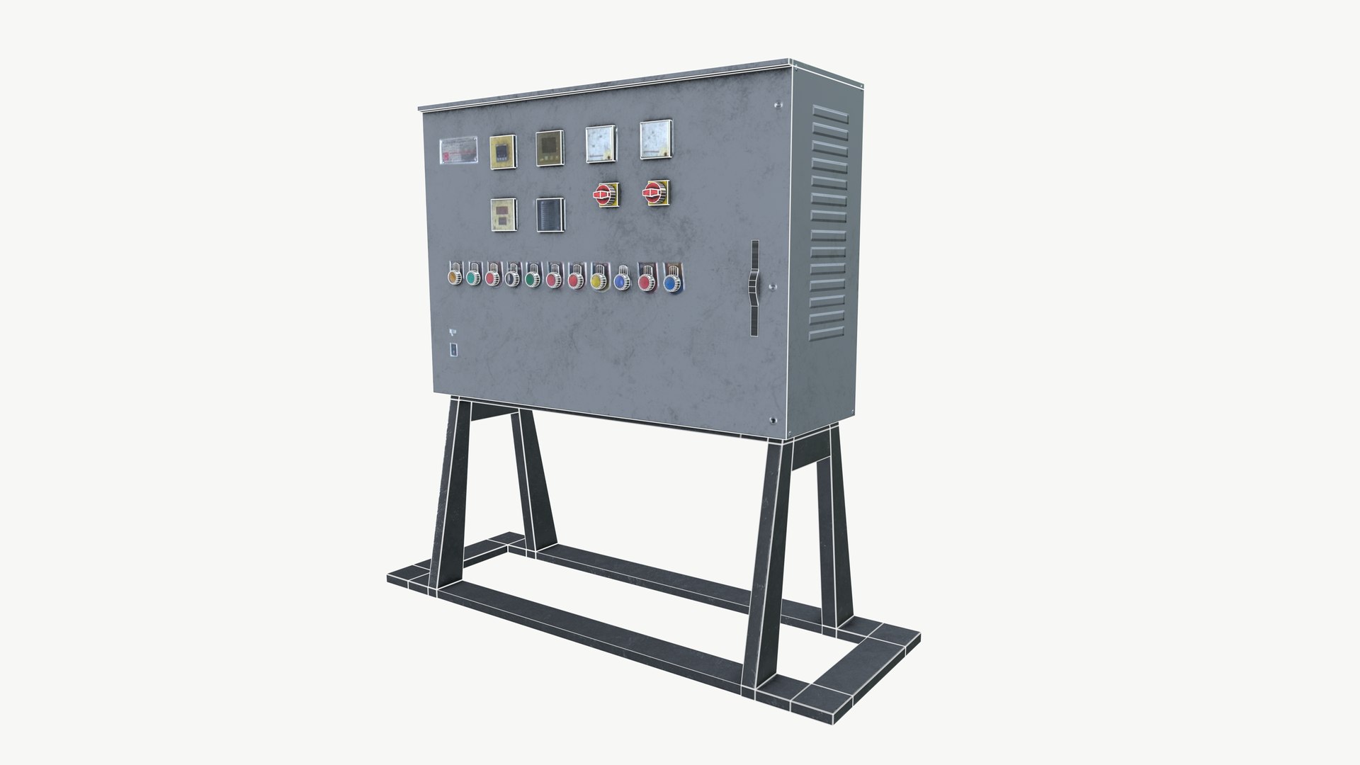Stand Electric Box Model - TurboSquid 2279438