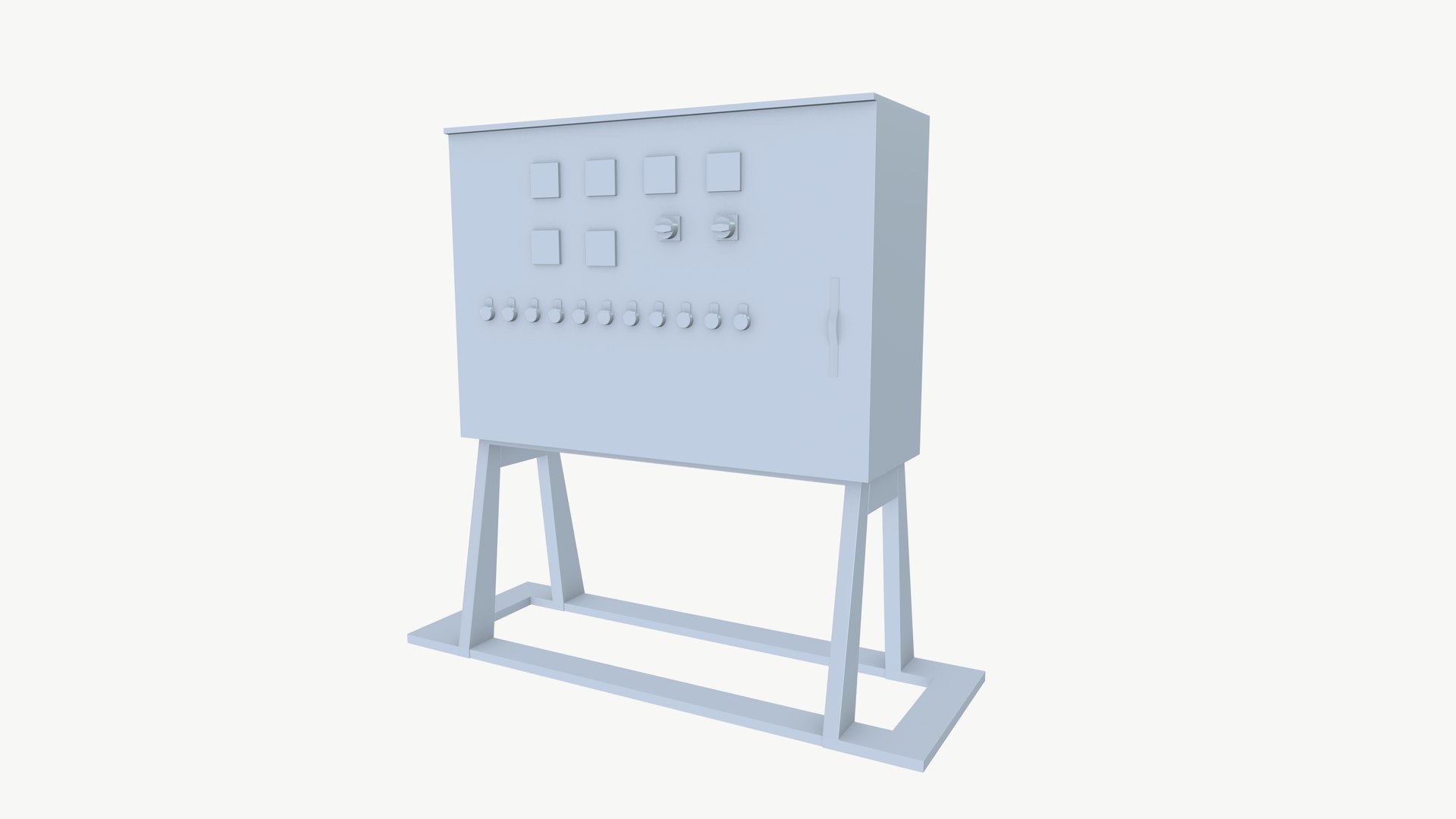 Stand Electric Box Model - TurboSquid 2279438