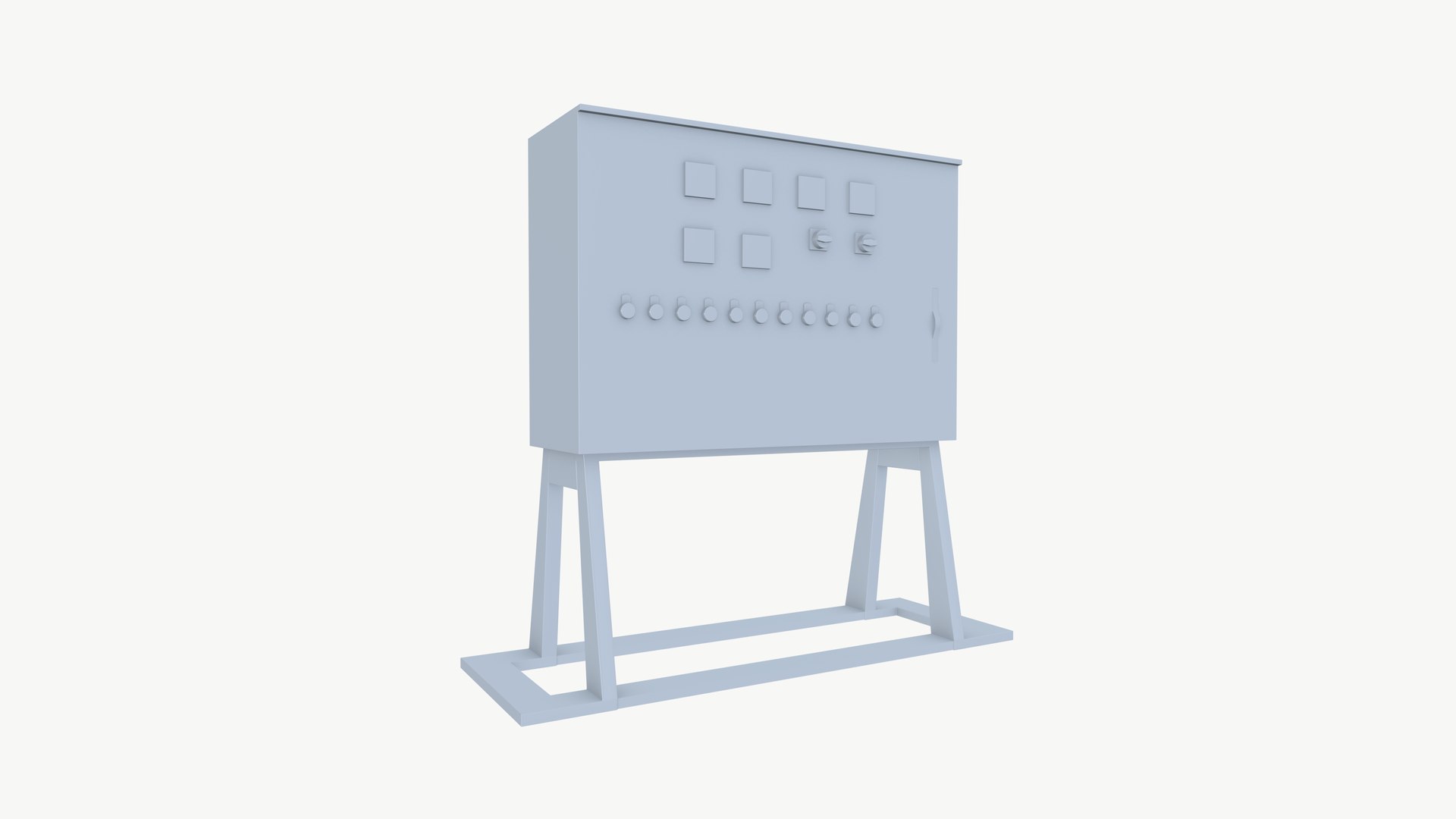 Stand Electric Box Model - TurboSquid 2279438