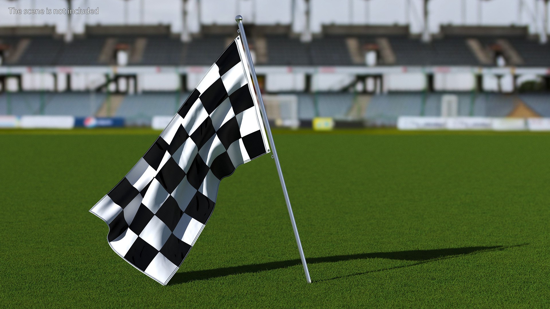 Waving Racing Flag Model - TurboSquid 2149911