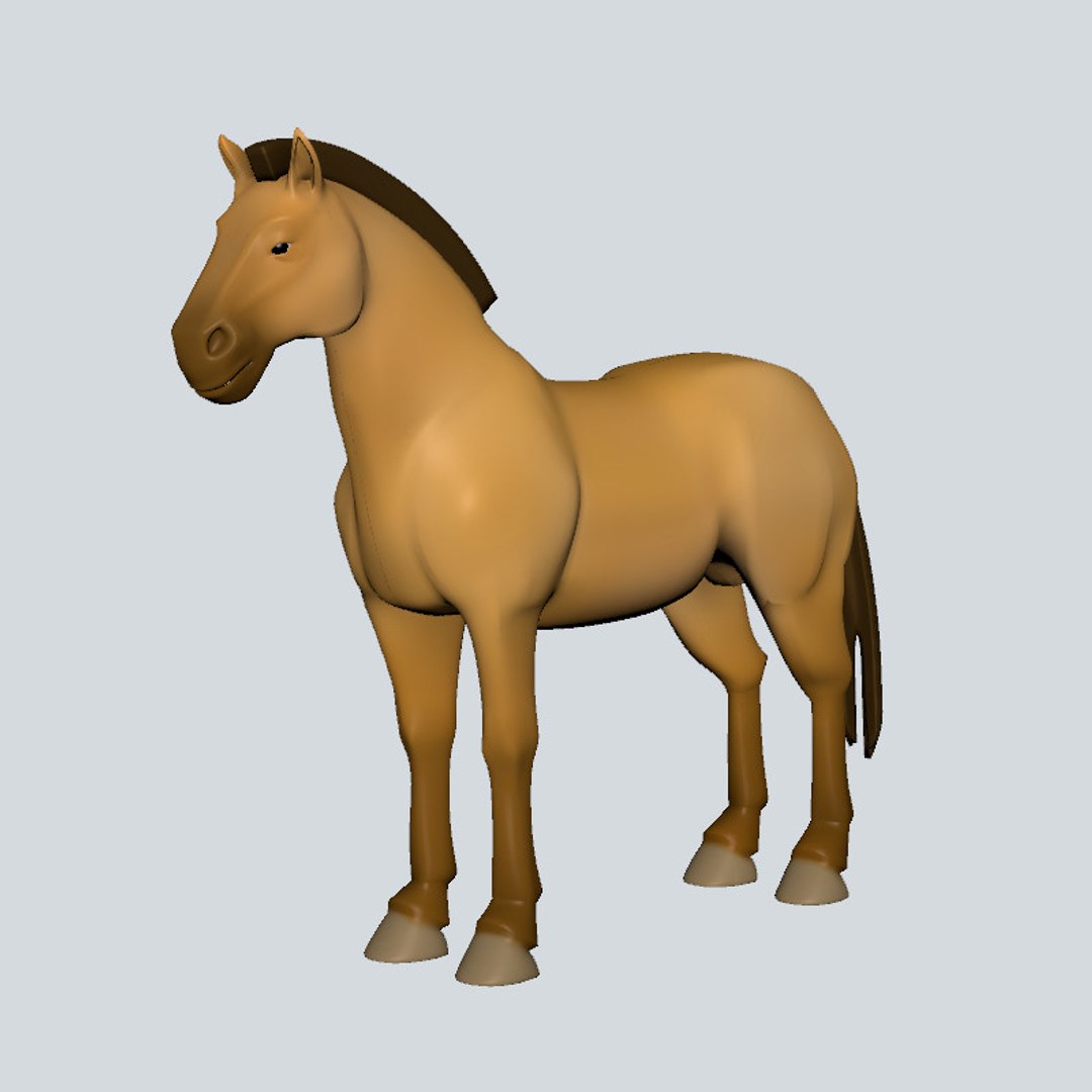 Horse rig animation 3D model - TurboSquid 1448364