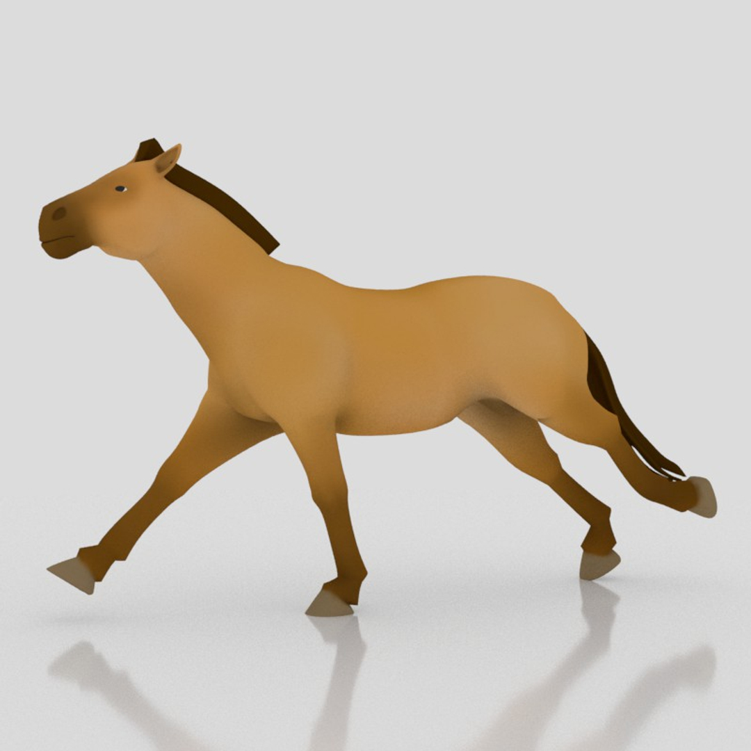 Horse rig animation 3D model - TurboSquid 1448364