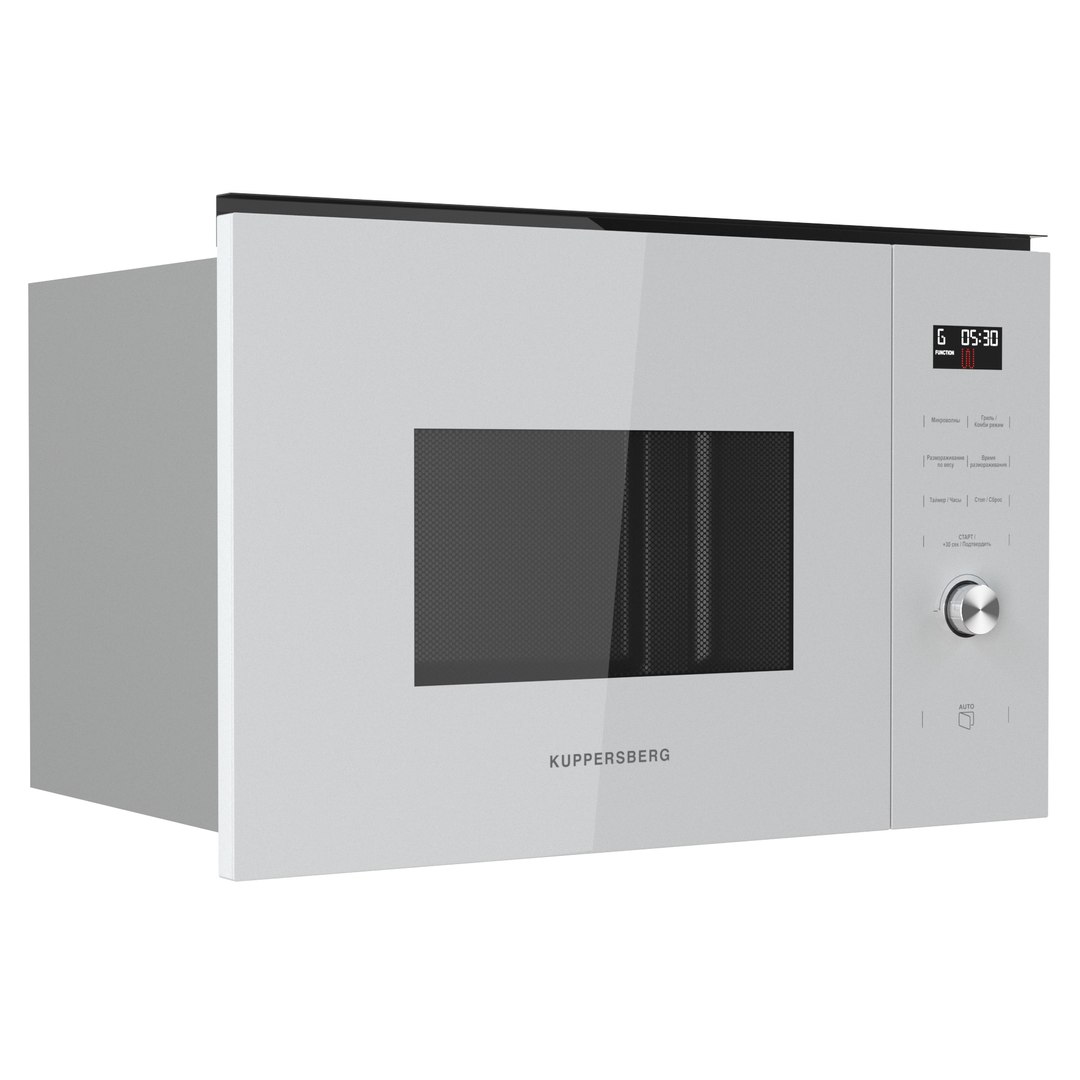 3D Microwave Oven Kuppersberg HMW 650 WH Model - TurboSquid 2050196