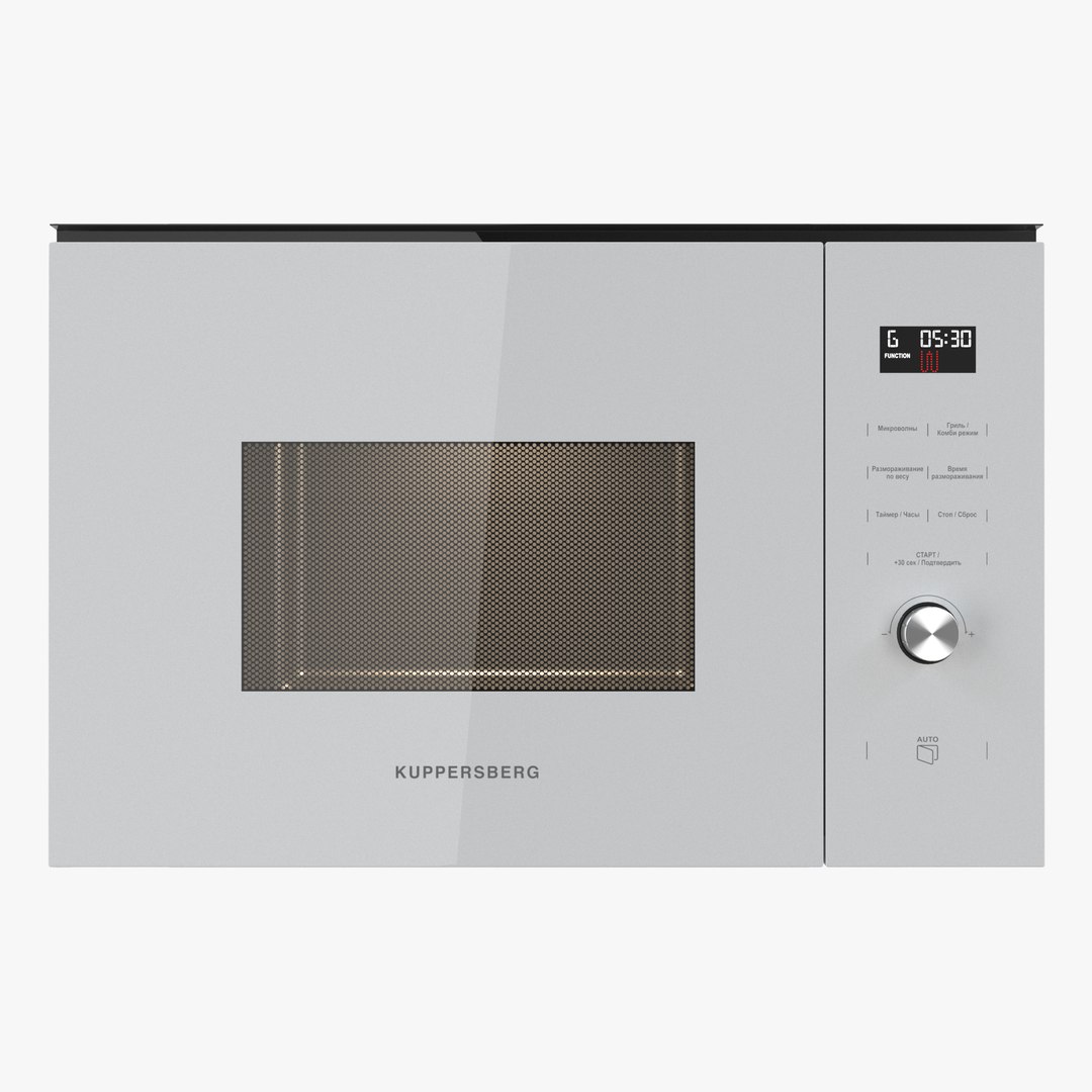 3D Microwave Oven Kuppersberg HMW 650 WH Model - TurboSquid 2050196