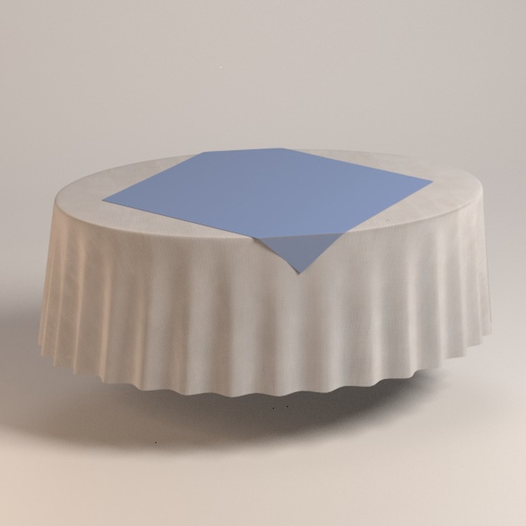 3ds max table cloth tablecloth