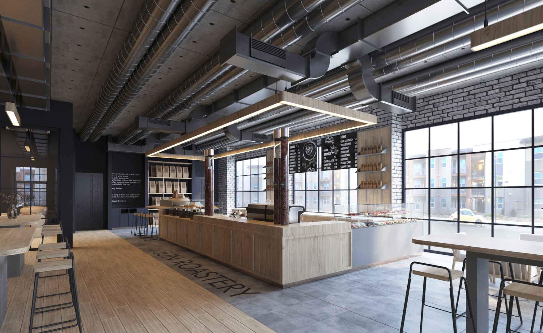 Coffee Roastery Shop Interior 3D Model - TurboSquid 2176332