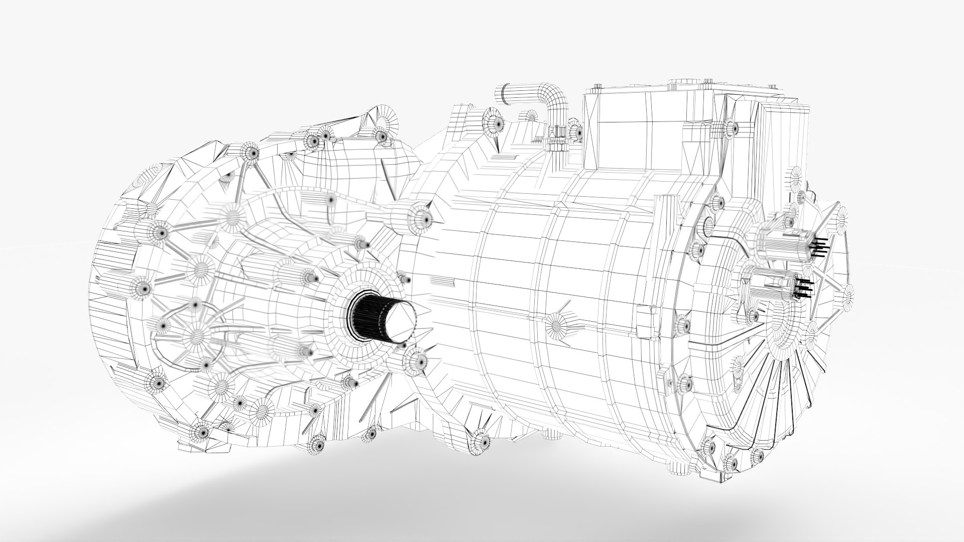 3D Auto Electric Engine Model - TurboSquid 2197801