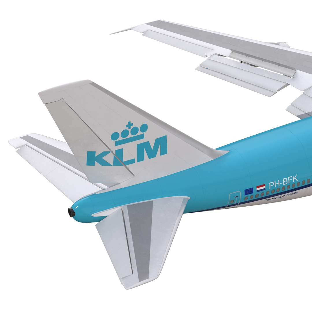 boeing 747 300 klm 3d model