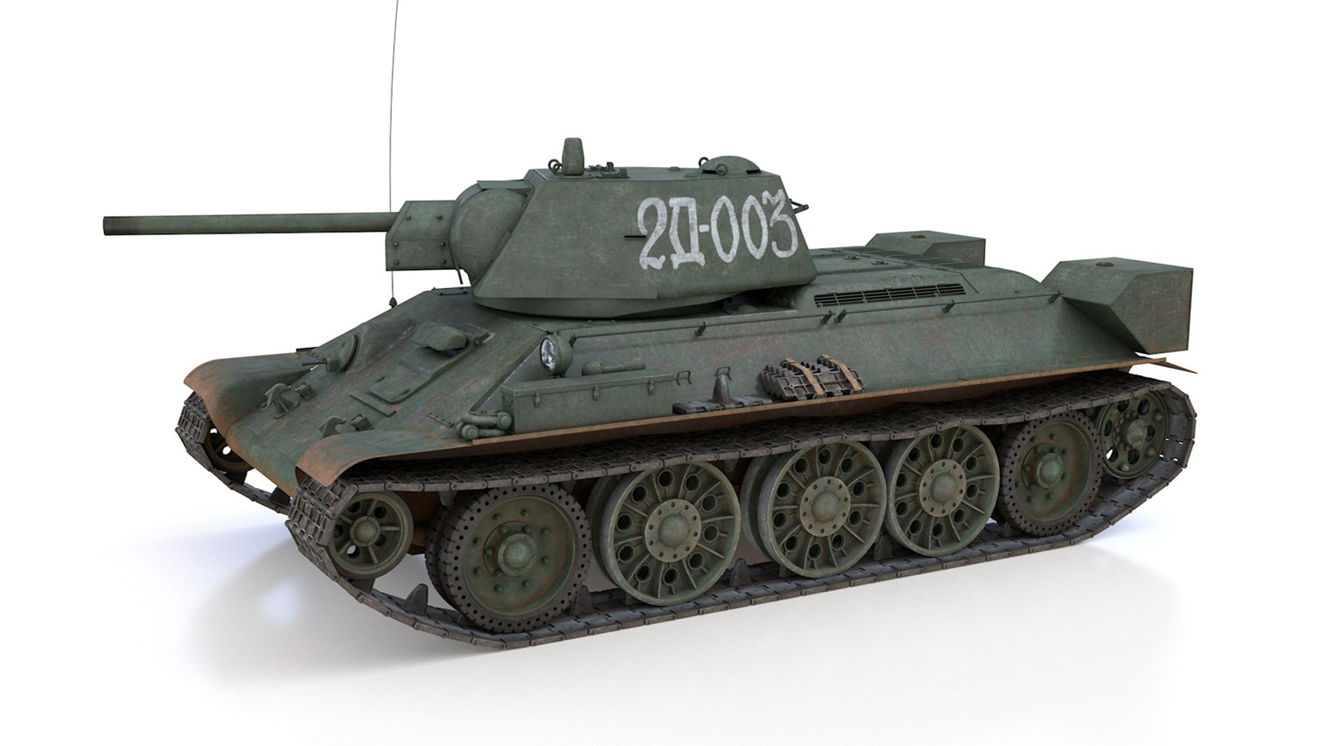 3D T-34 T-34-76 Soviet Model - TurboSquid 1673890