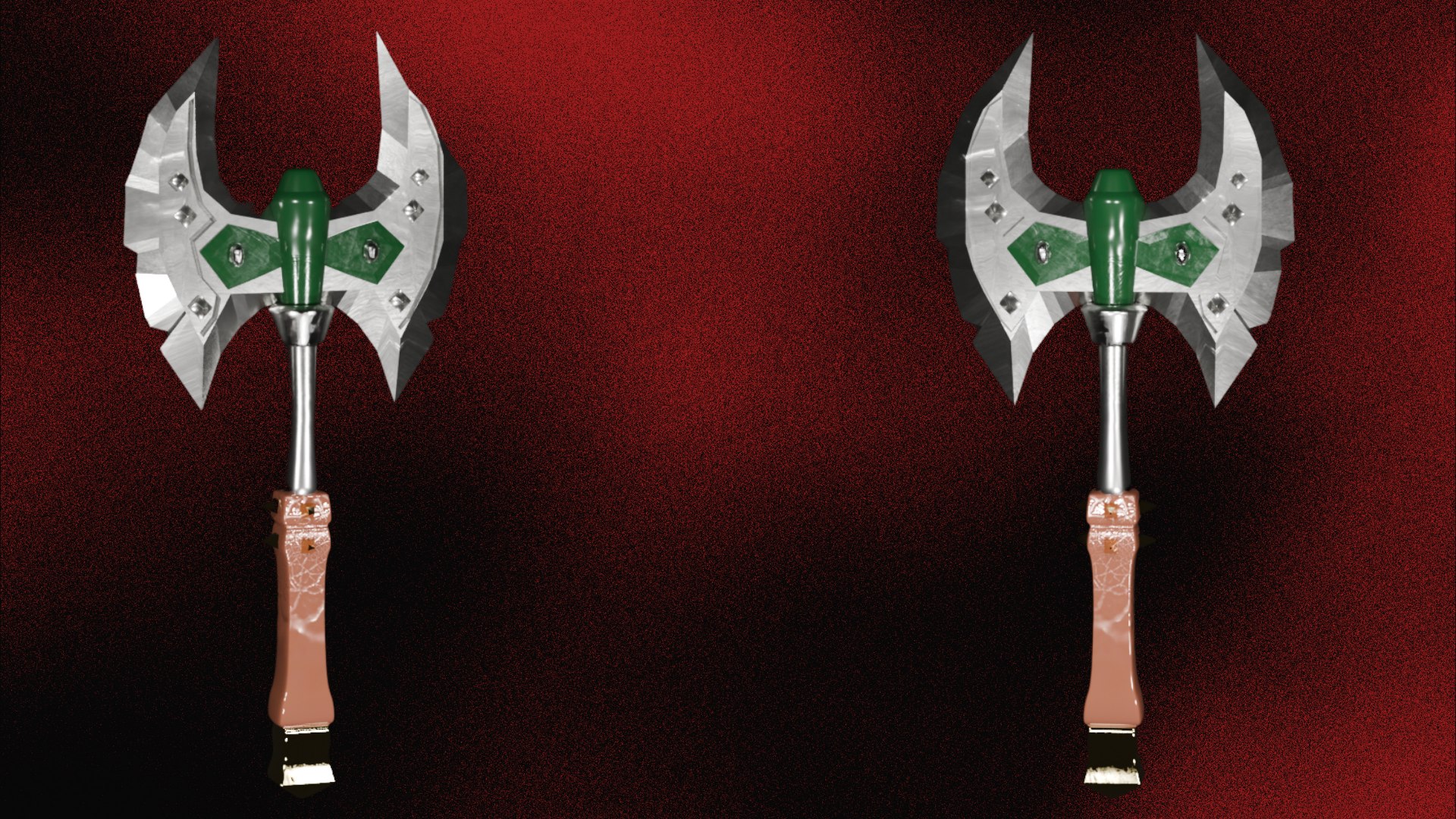 Double Sided Battle Axe 3D - TurboSquid 2347711