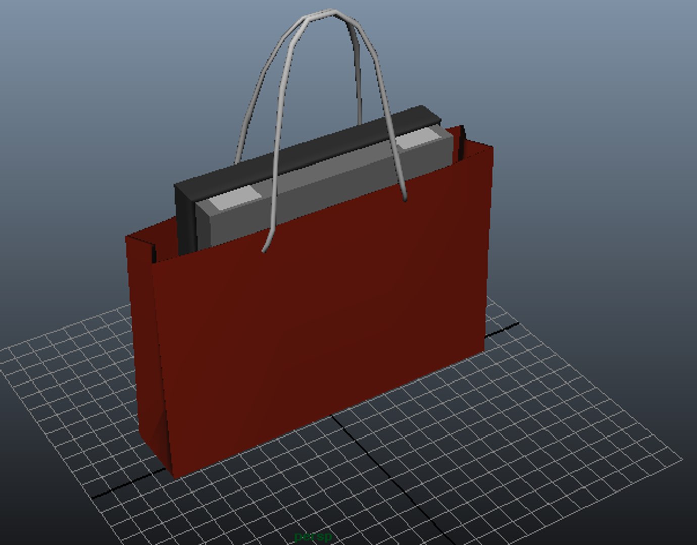 Shopping Bag 3d Obj