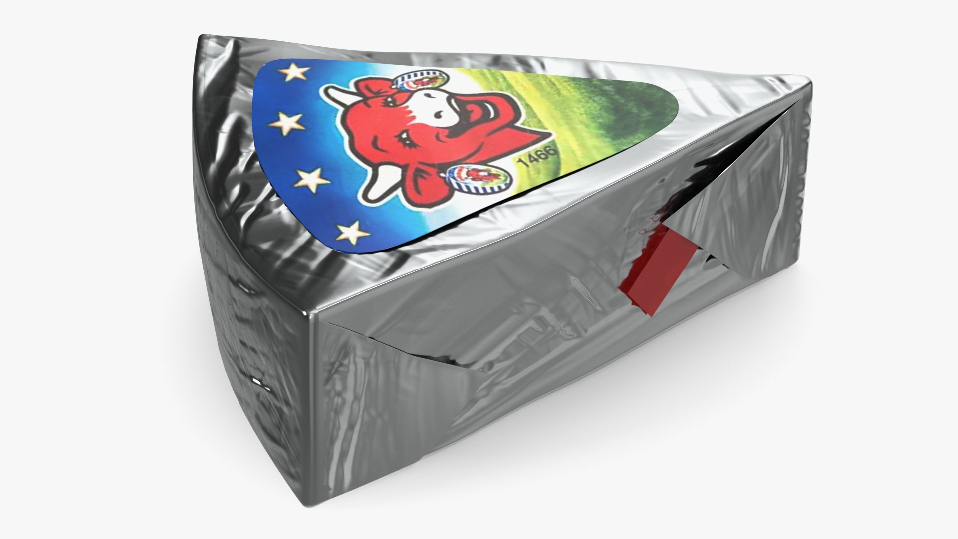 Creamy Cheese Triangle Laughing Cow 3D model - TurboSquid 2155771