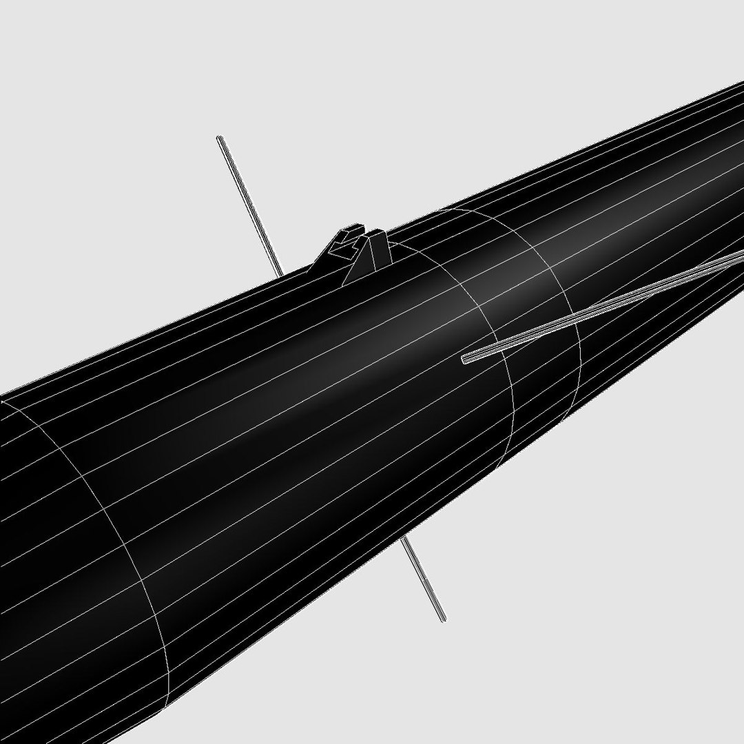 Sounding Rocket Black Brant 3d Model