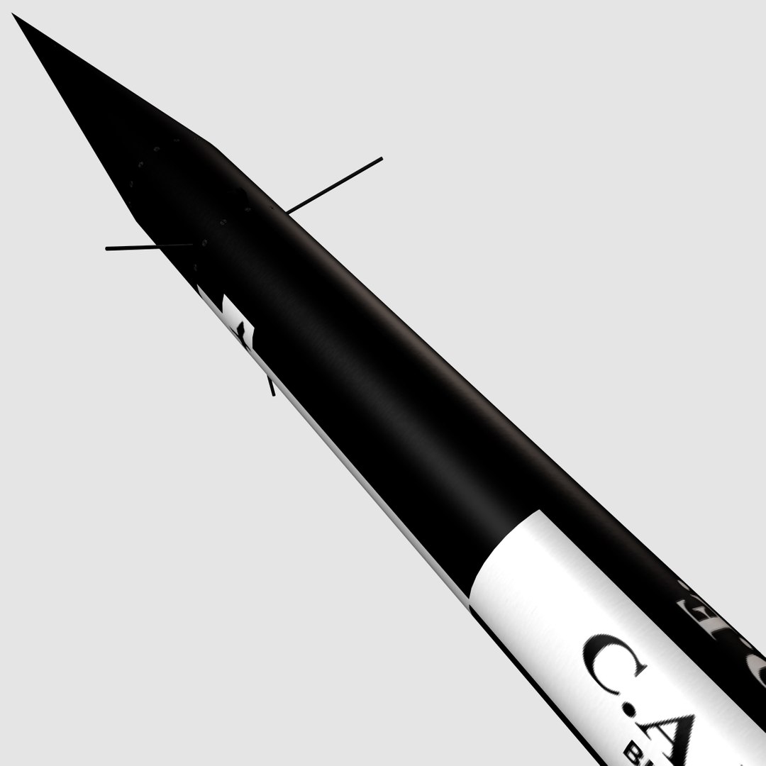 Sounding Rocket Black Brant 3d Model
