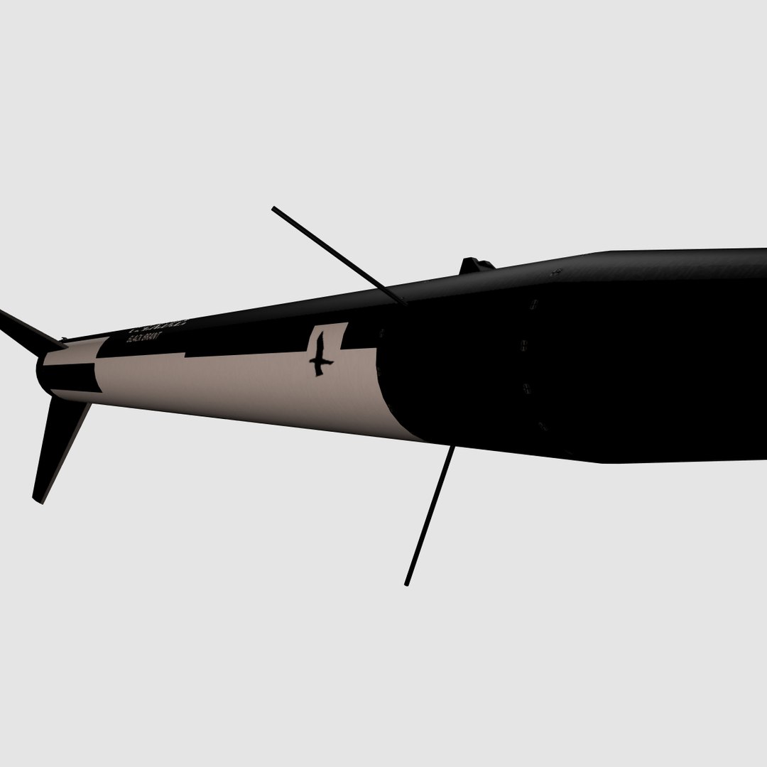 Sounding Rocket Black Brant 3d Model
