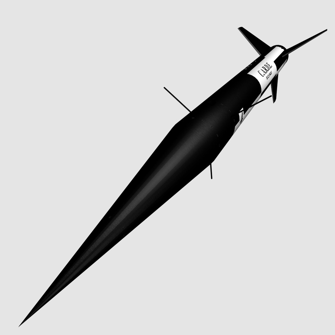 Sounding Rocket Black Brant 3d Model