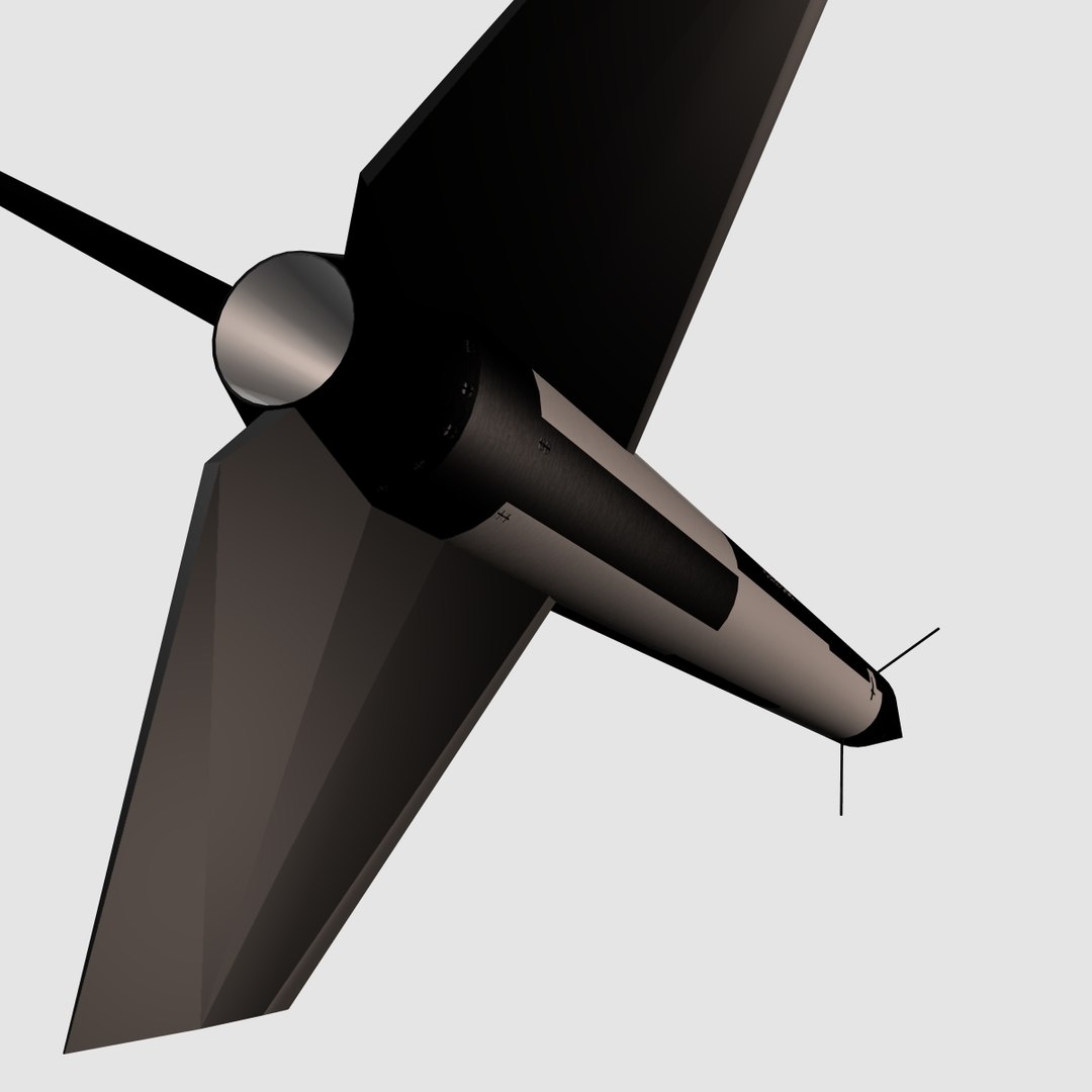 Sounding Rocket Black Brant 3d Model