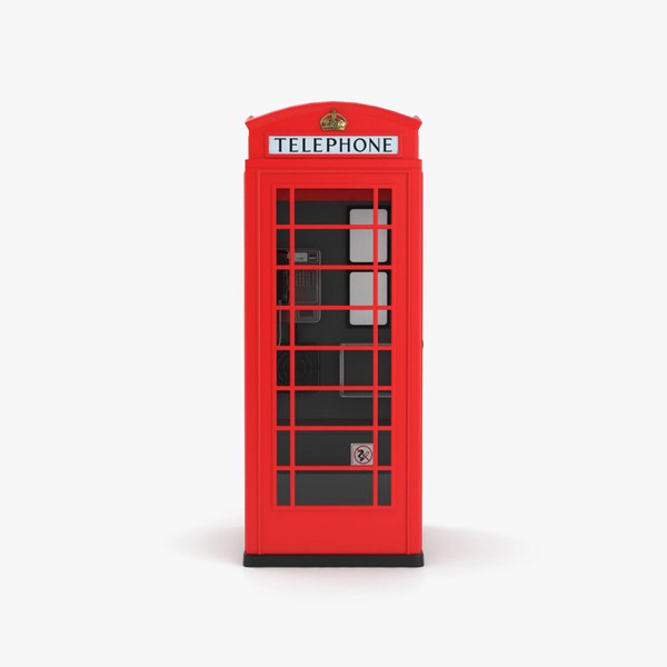 modelo 3d Cabina de teléfono de Londres - TurboSquid 1831499