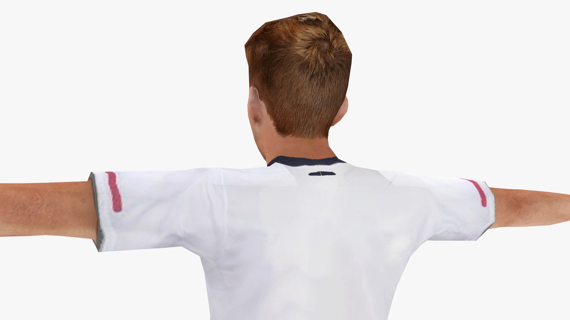 3d Model Realistic Soccer Player Rigged