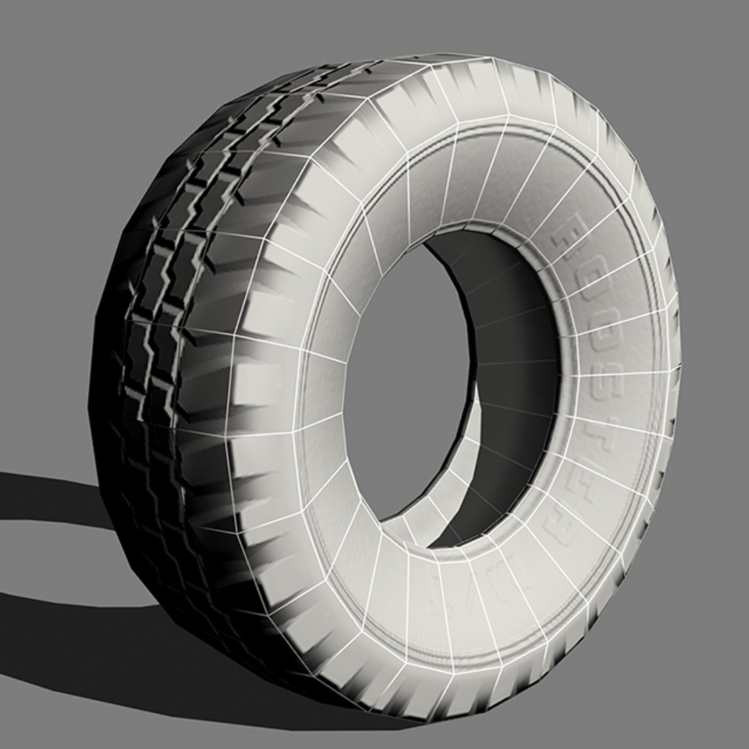 3d Road Tire Model