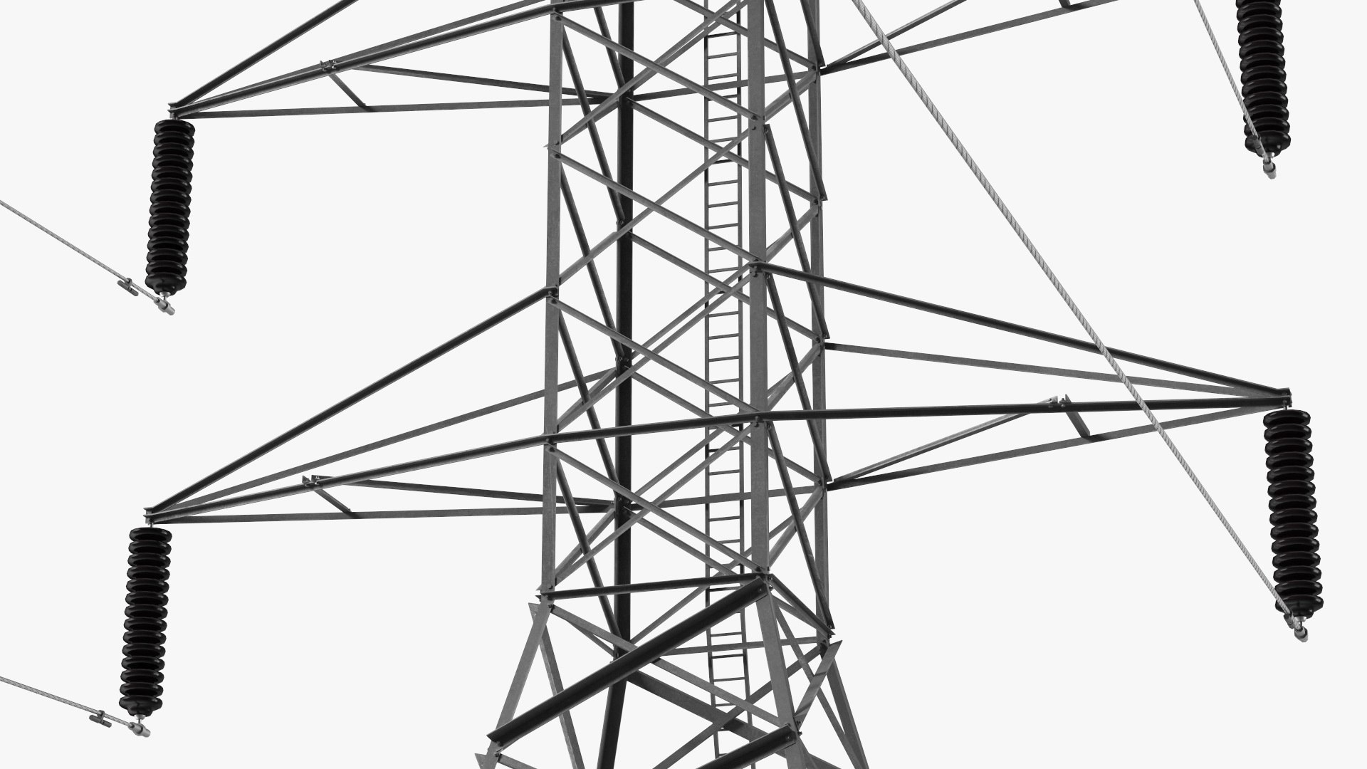 3D Electric Power Transmission Tower - TurboSquid 2124336