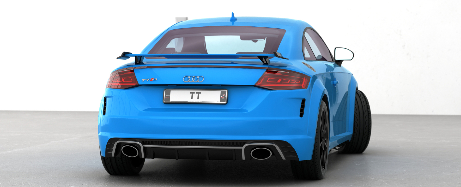 Audi TT RS 2021 Opening doors and trunk model - TurboSquid 1741436