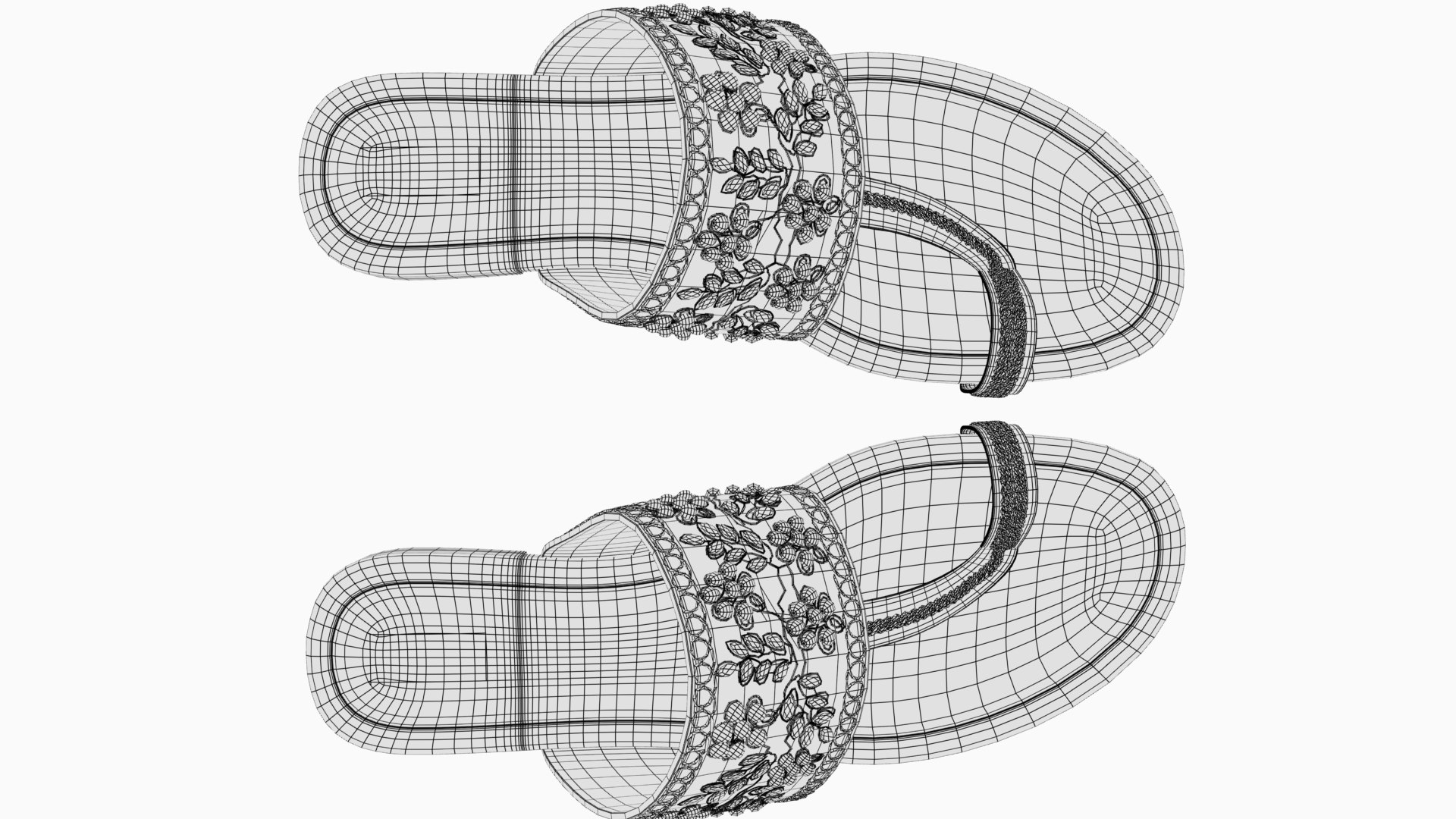 3D Women Slipper 02 - TurboSquid 2335817