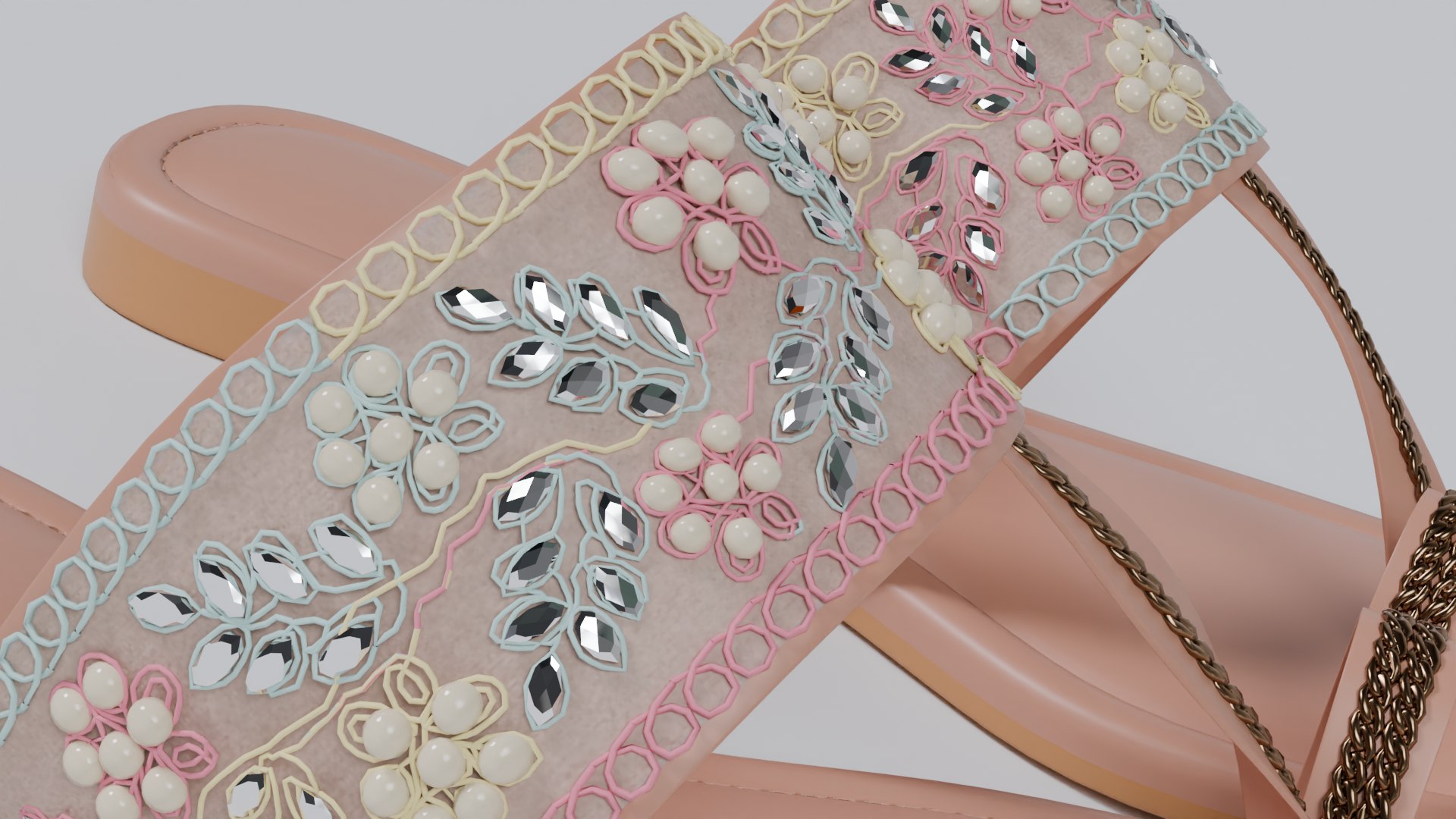 3D Women Slipper 02 - TurboSquid 2335817