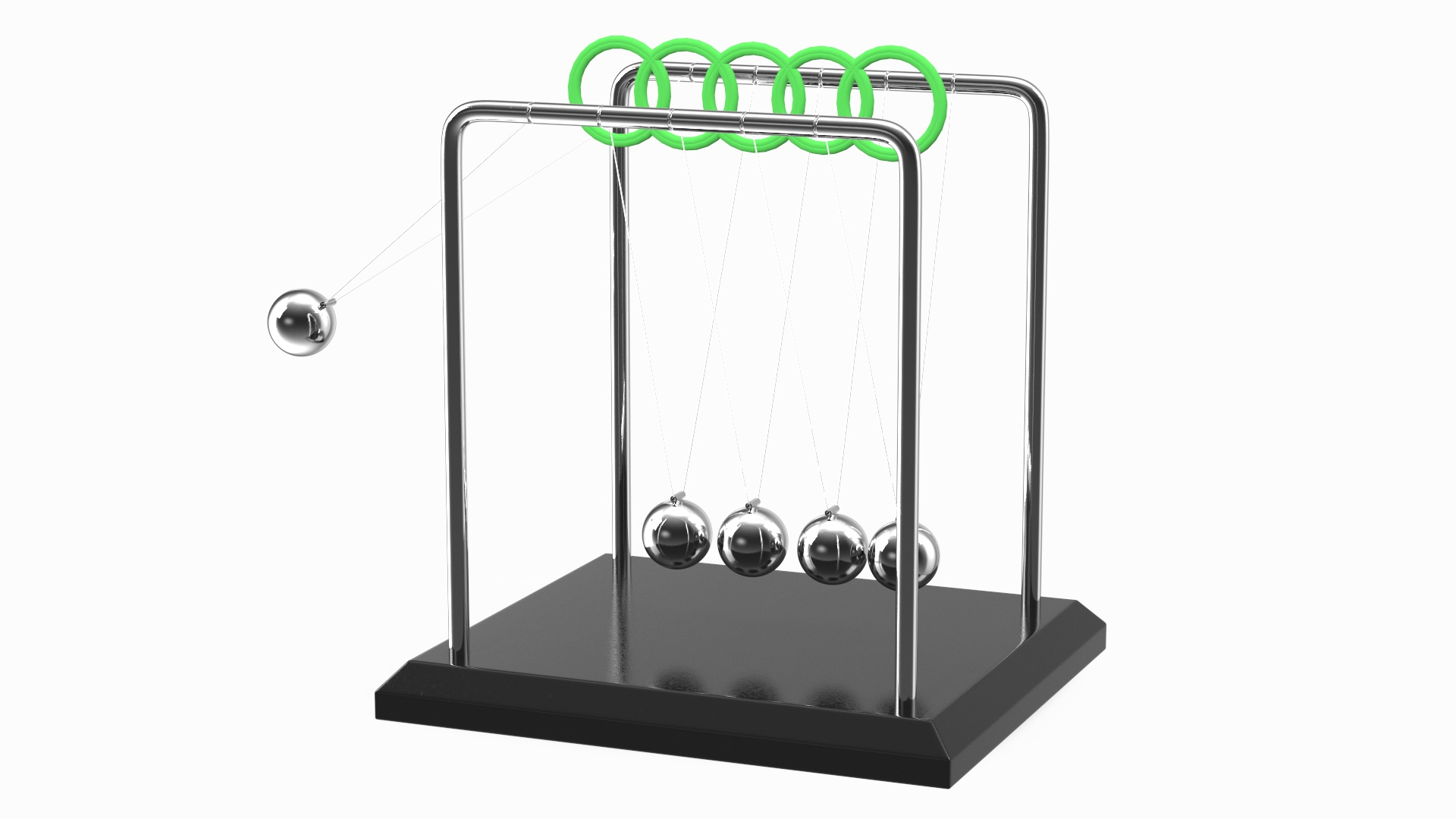 Newtons Pendulum Rigged 3D - TurboSquid 2284327