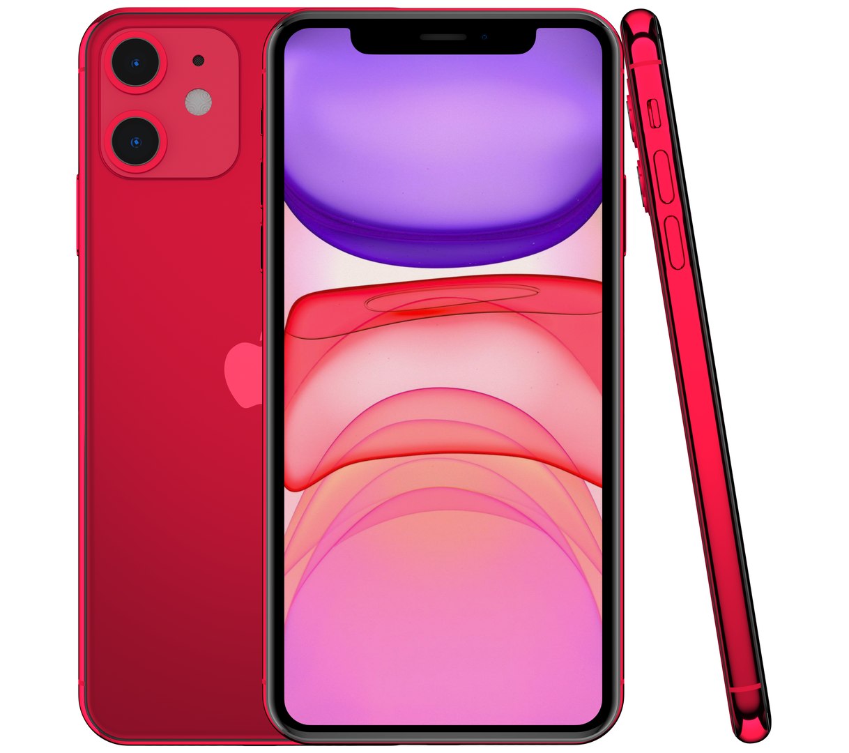 Apple Iphone 11 Red 3D - TurboSquid 1662326