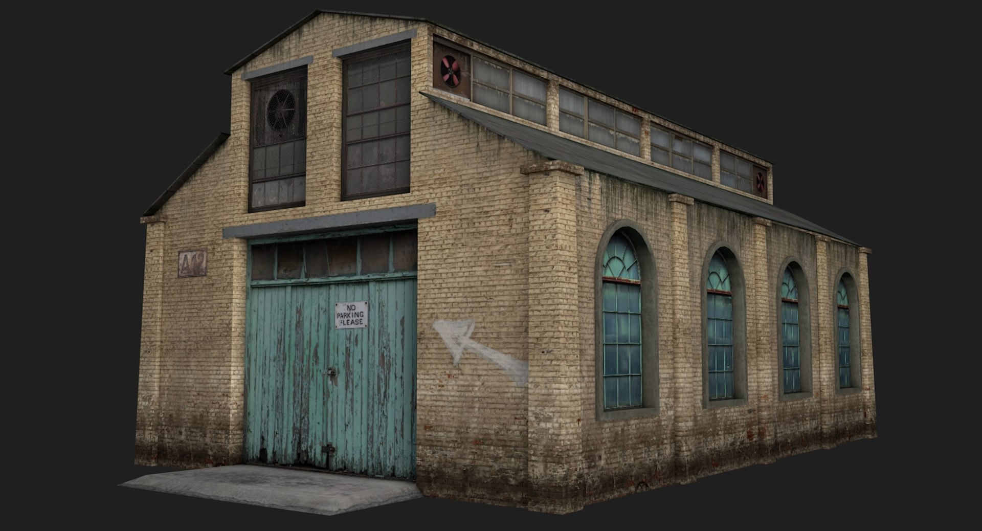 Old Warehouse House 3D Model - TurboSquid 1203079