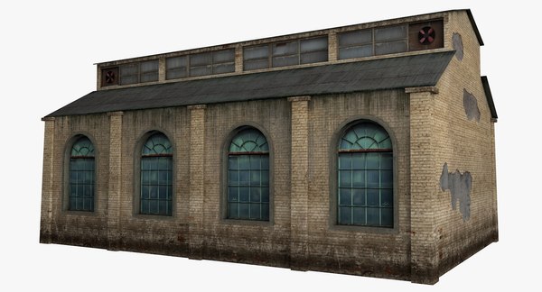 Old warehouse house 3D model - TurboSquid 1203079