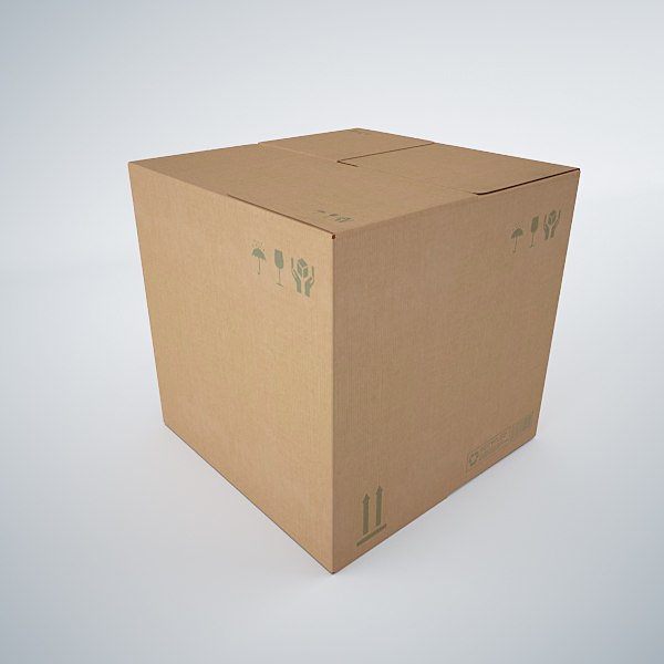 3D model carton box - TurboSquid 1484692