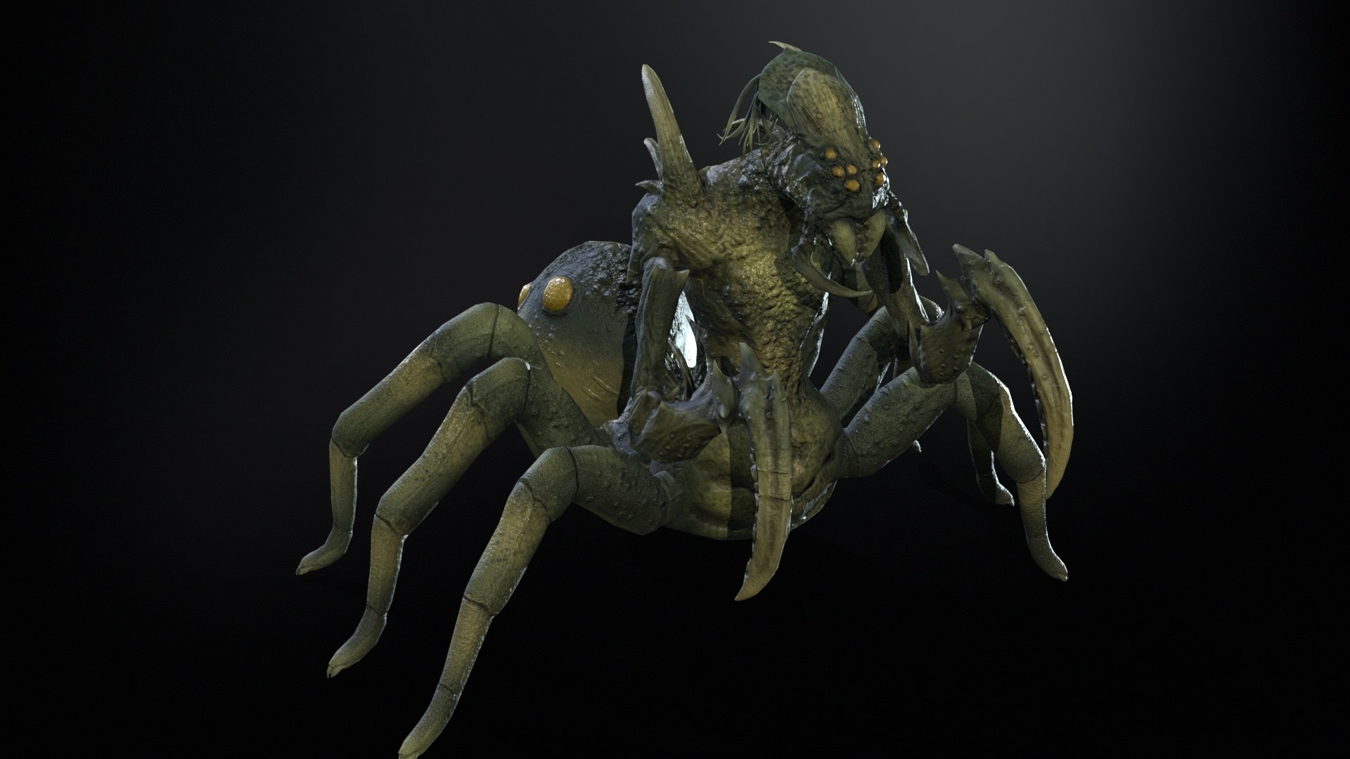 Spider Monster 3D - TurboSquid 2306324