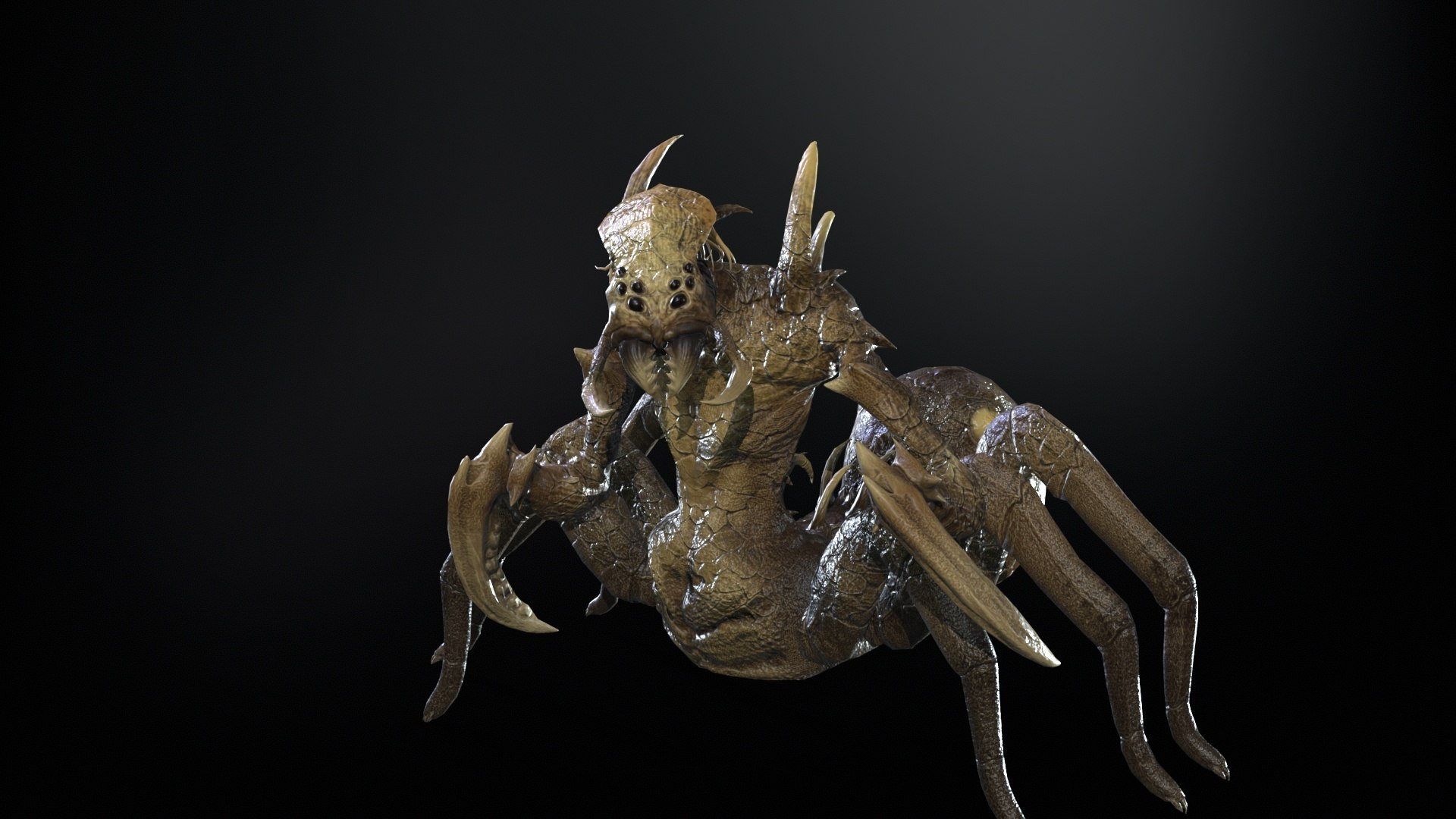 Spider Monster 3D - TurboSquid 2306324