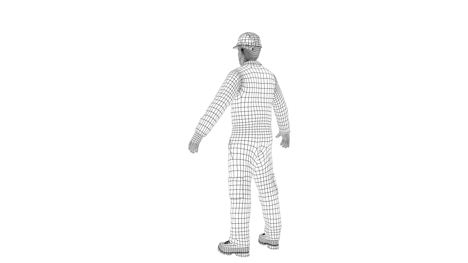 3D Model Worker Man Engineer - TurboSquid 2178041
