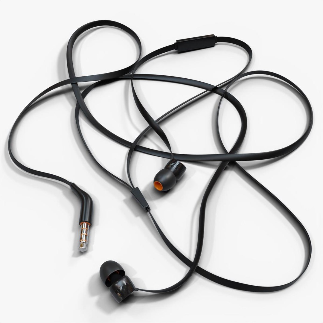 3D JBL In ear Headphones - TurboSquid 1990355