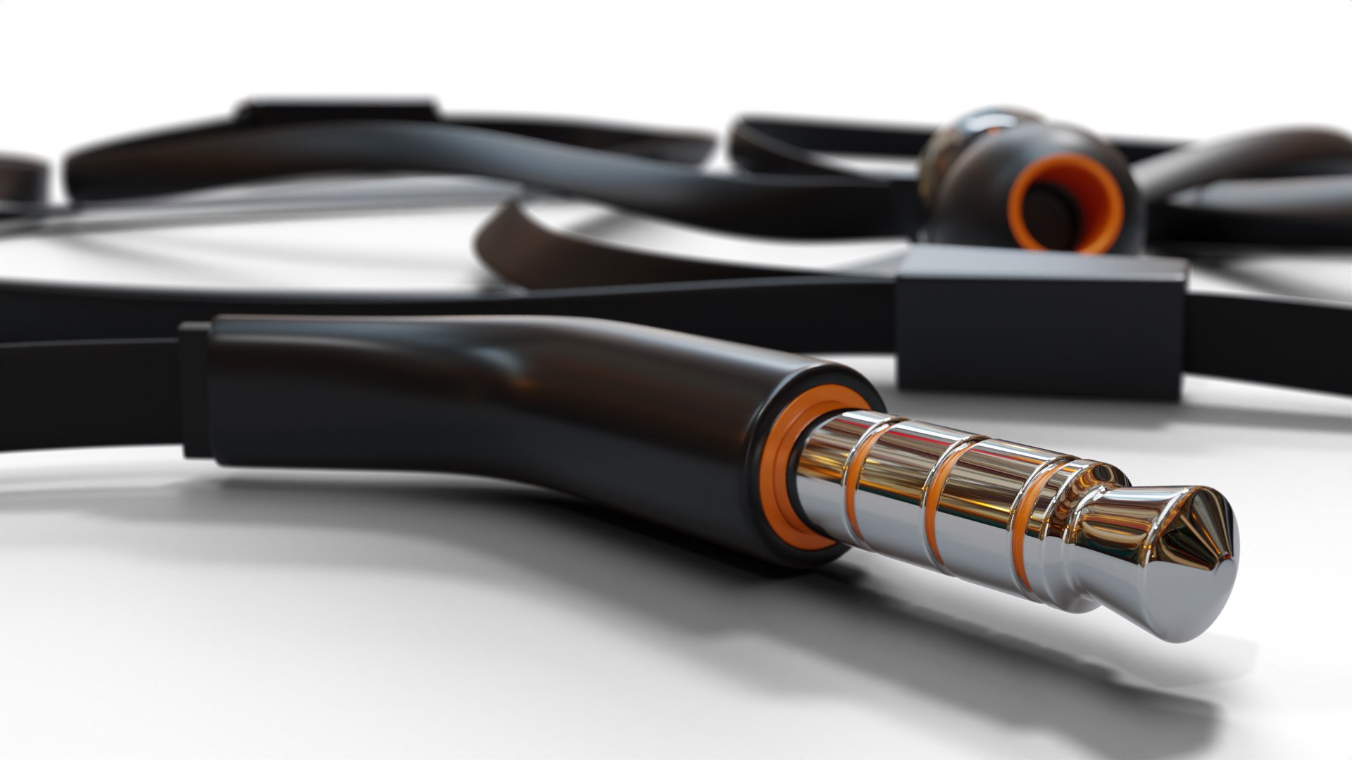 3D JBL In Ear Headphones - TurboSquid 1990355