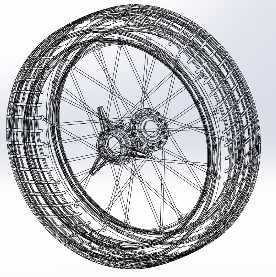 Wheel Spokes 3D Model - TurboSquid 1324673