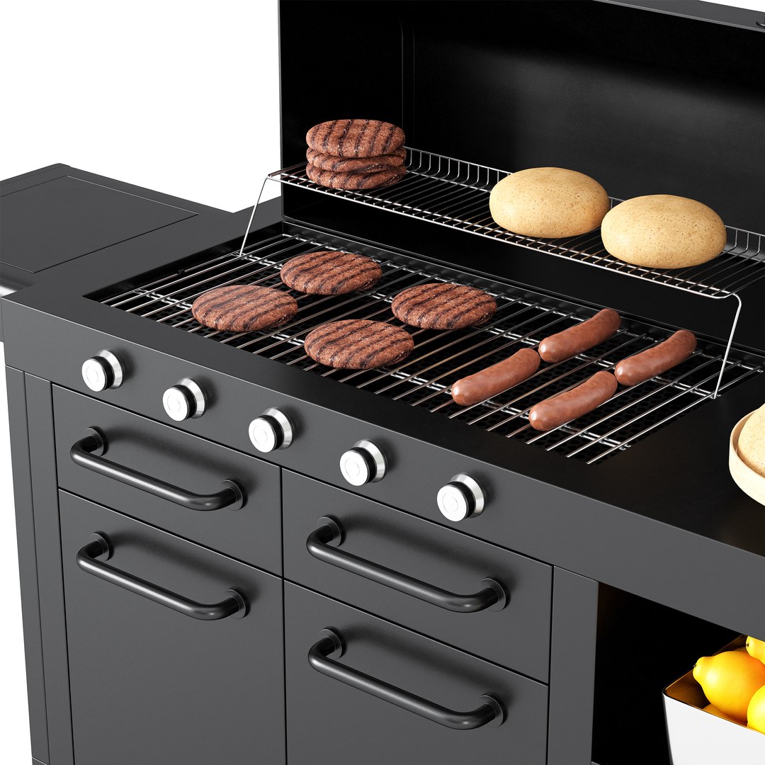 3D Model Barbecue 57 - TurboSquid 2236978