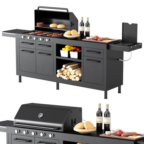 Electric Grill 3D Models for Download | TurboSquid