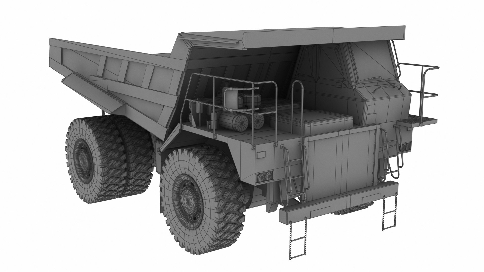 3D Crawler Excavator Truck Model - TurboSquid 1516868