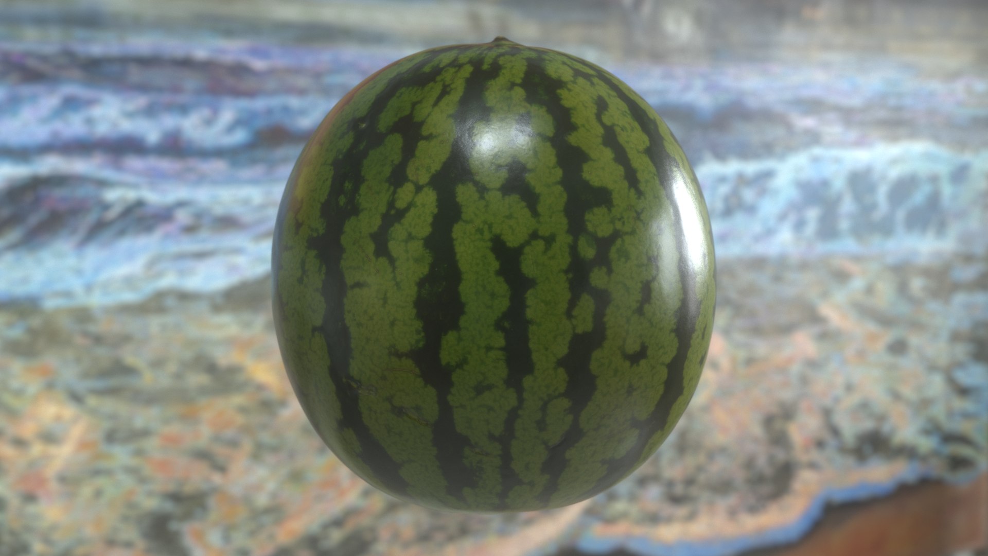 3D Watermelon - TurboSquid 1730460