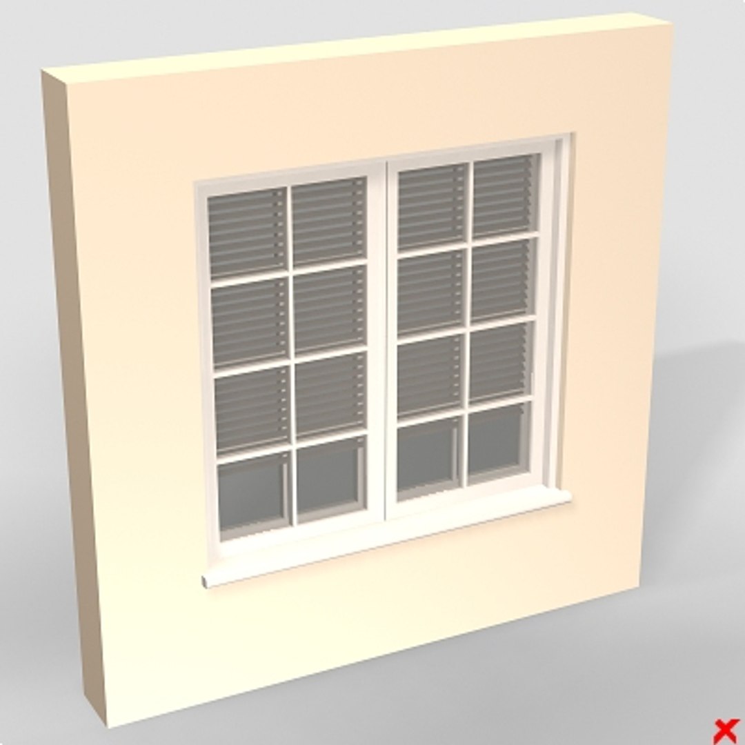 Wall Window 3d Model