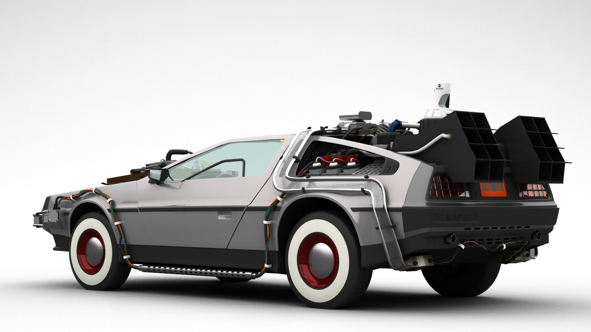 3D Delorean Time Machine Episode 3 Wild West - TurboSquid 2011675