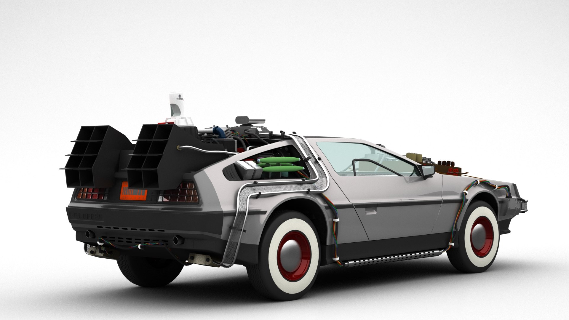 3D Delorean Time Machine Episode 3 Wild West - TurboSquid 2011675