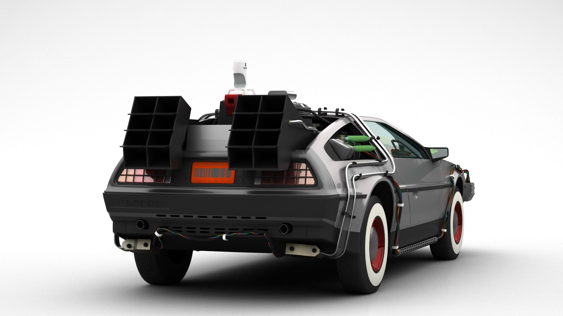 3D Delorean Time Machine Episode 3 Wild West - TurboSquid 2011675