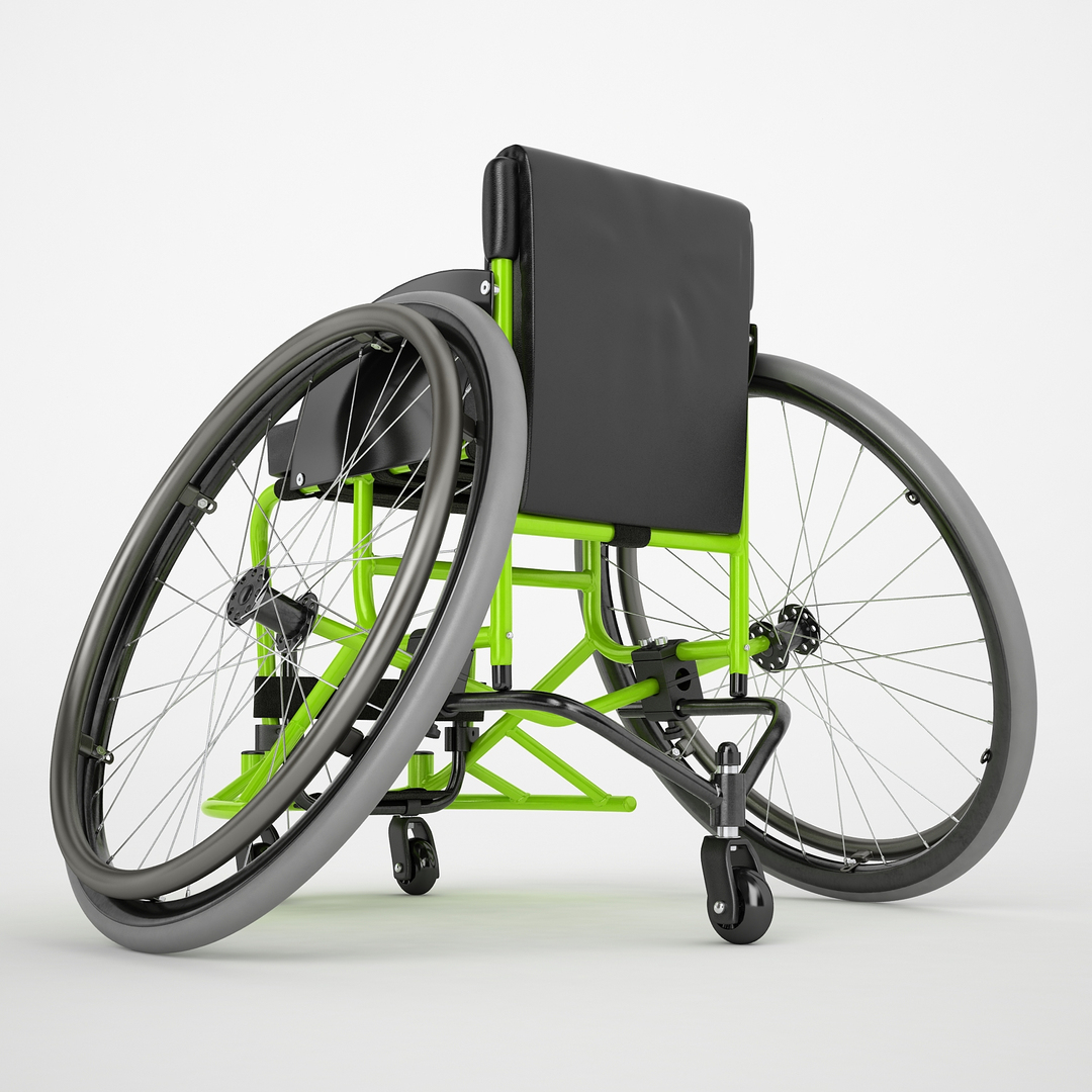 Sport wheelchair 3D - TurboSquid 1289197