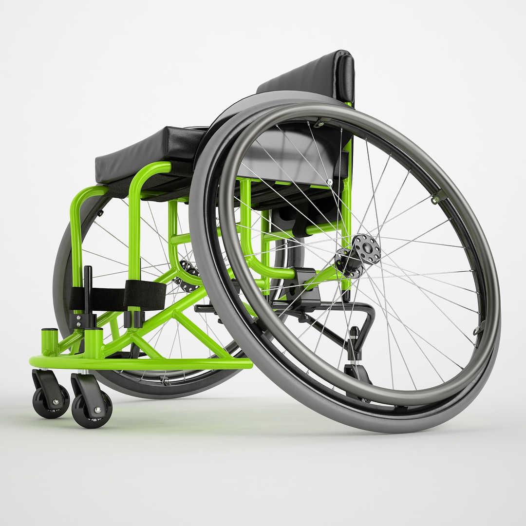 Sport wheelchair 3D - TurboSquid 1289197